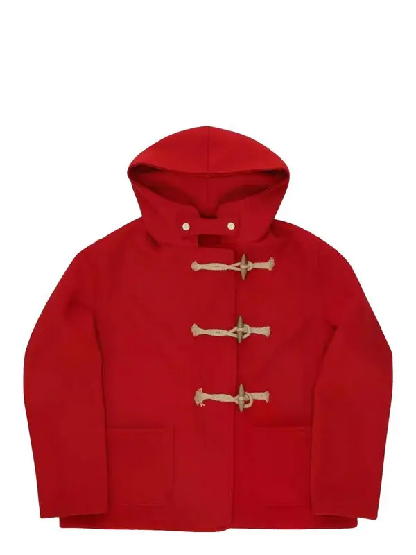 FORTELA Kiowa Toggle-fastening Duffle Jacket - Red