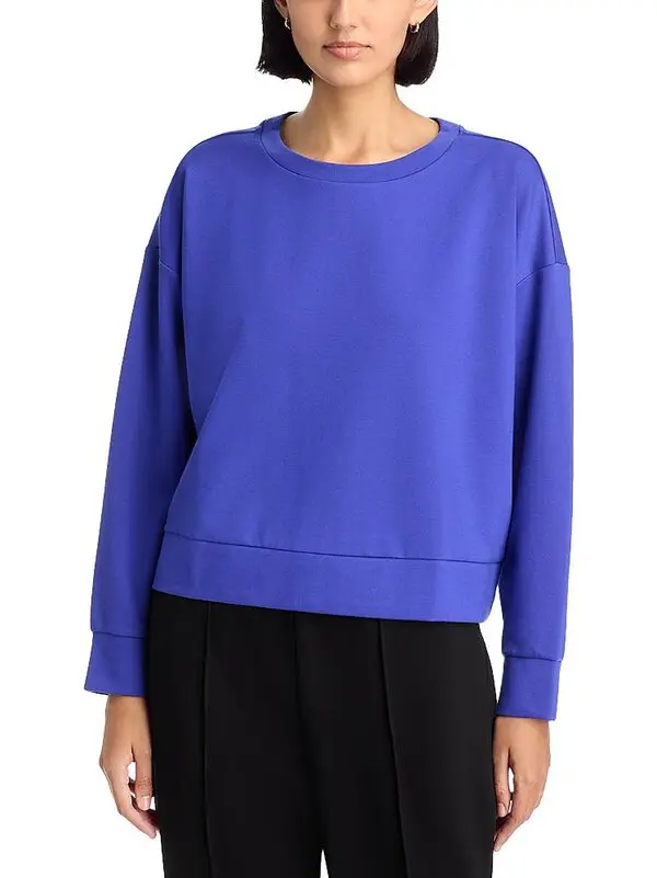 Eileen Fisher Lightweight Ponte Boxy Top - Royal
