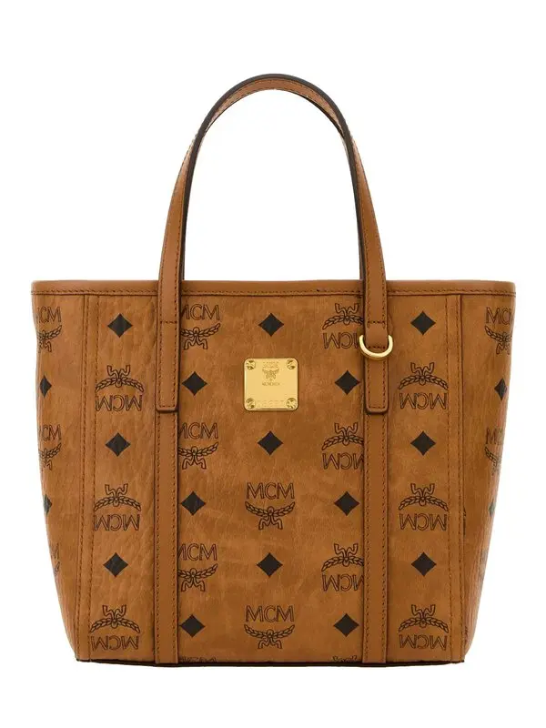 Mcm Canvas Mini Toni Handbag - Printed