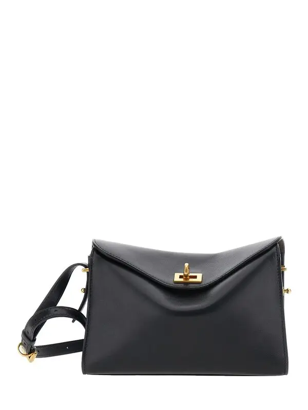 Balenciaga Le 7 Mini Shoulder Nano Handbag In Supple Smooth Lamb Suede - Black