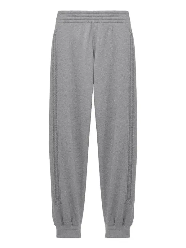 Alexander McQueen Ceremonial Cotton Jogger Sweatpants - Graphite