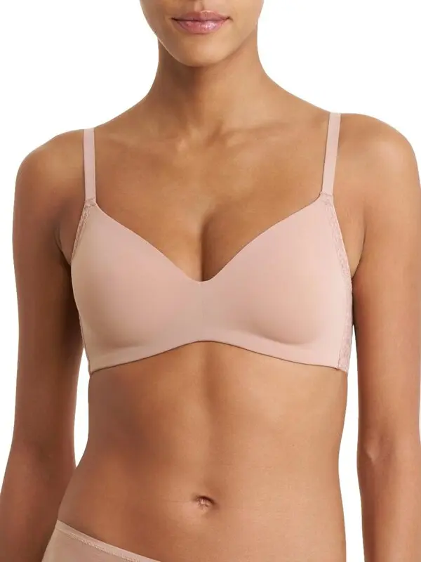 Natori Pretty Smooth Wireless T-shirt Bra - Buff