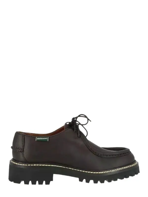 SEBAGO Opal Lug Leather Loafers - Brown
