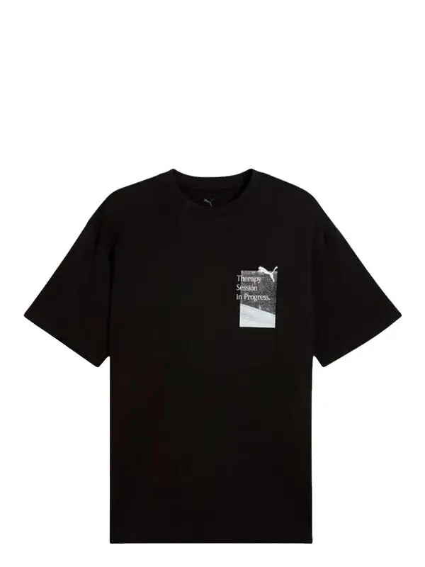 PUMA Short Sleeve T-shirt - Black