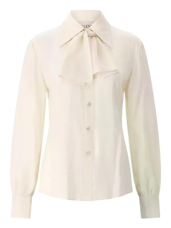 Valentino Garavani Crepe De Chine Shirt - Neutrals