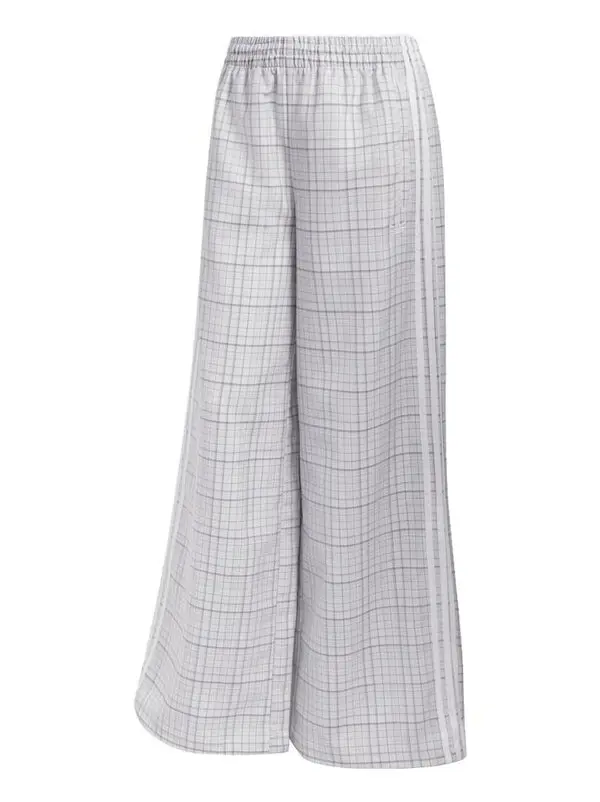 Adidas Loose Check Track Pants - Dash Grey