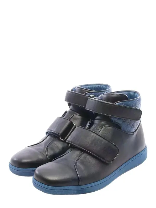 Gucci 2010s Micro Gg Guccissima Sneakers - Black
