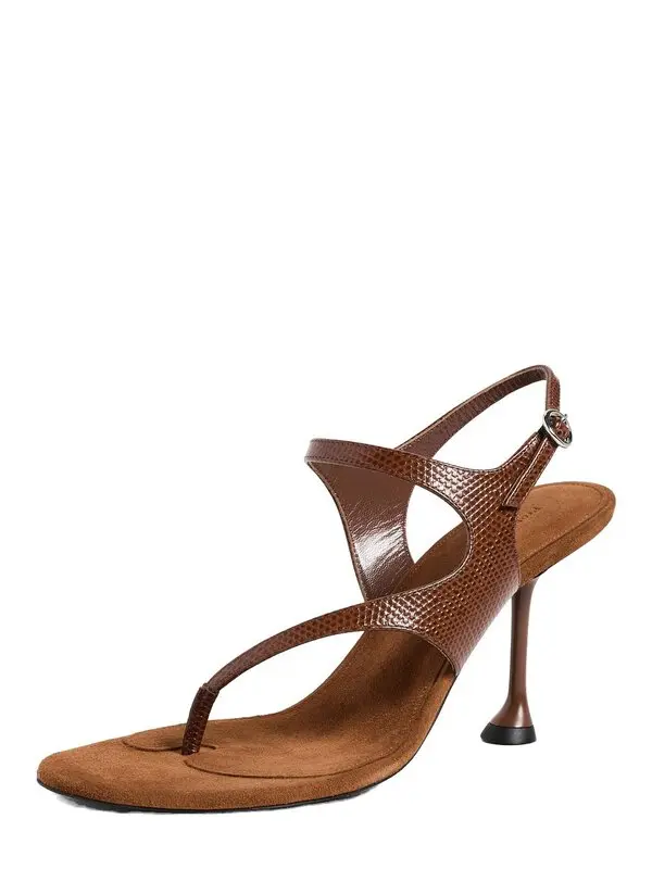 Proenza Schouler Tee Thong Sandals 85mm - Cuoio