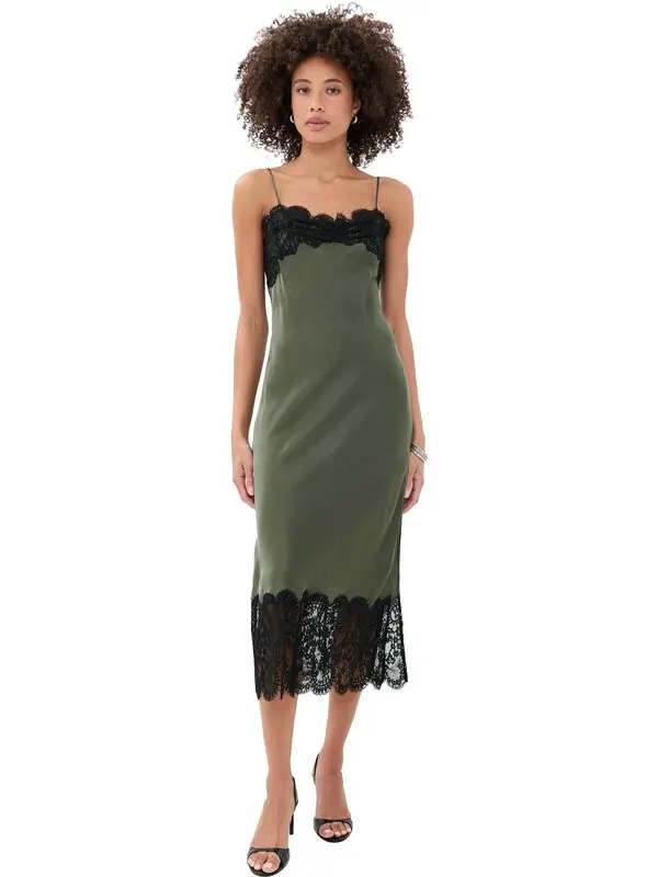 IRO PARIS Nereid Silk Dress - Lichen