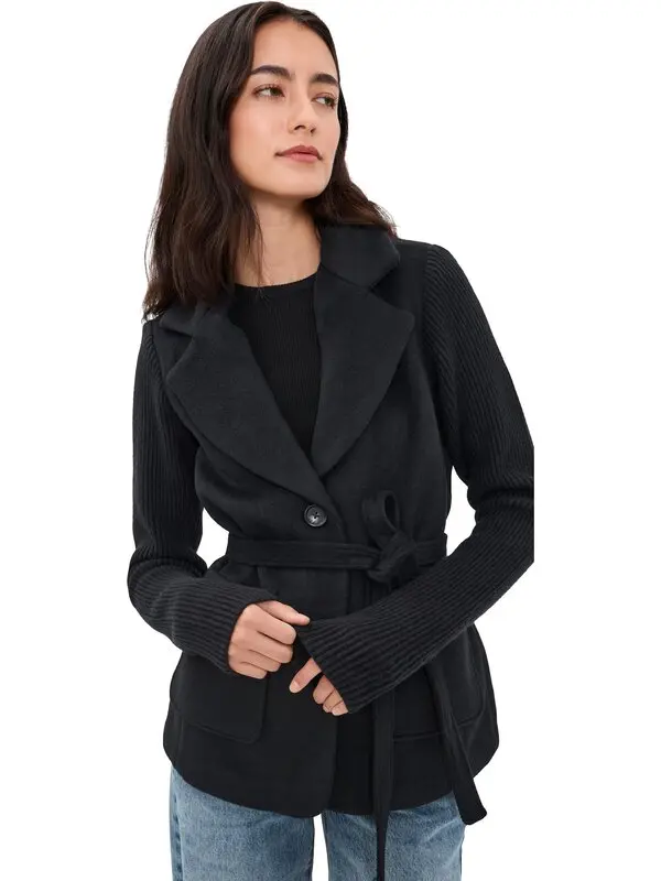 Splendid Hudson Belted Blazer - Black