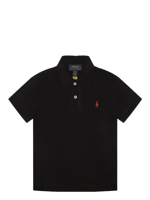 Polo Ralph Lauren Logo-embroidered Polo Shirt - Black