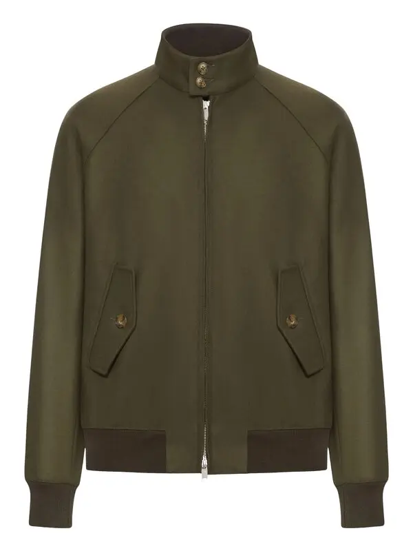 BARACUTA High-neck Jacket - Green