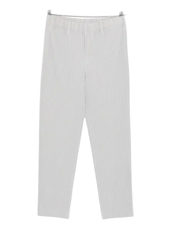 Issey Miyake Plissé-effect Cropped Trousers Homme Pli - Grey