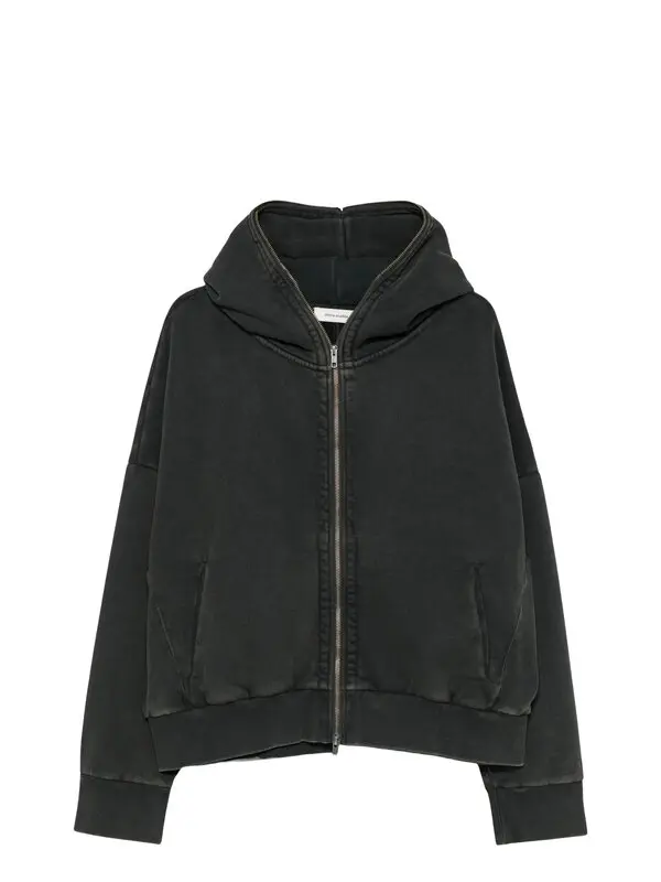 ENTIRE STUDIOS Eternal Zip Oversized Hoodie - Black