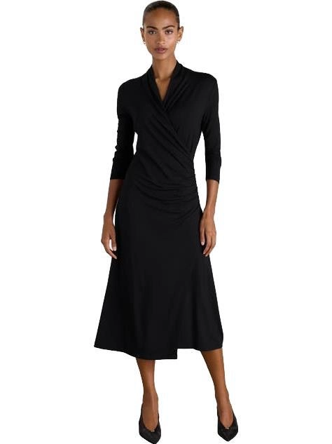 Baukjen Gylda Fixed Wrap Dress - Black