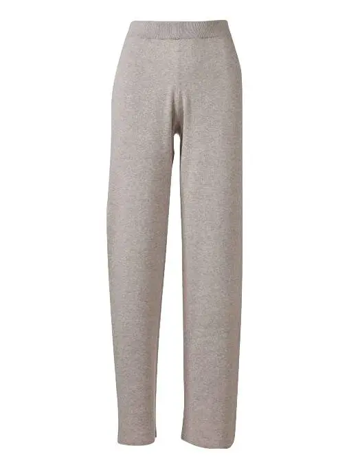 Kinross Cashmere Doubleknit Pant - Pebble