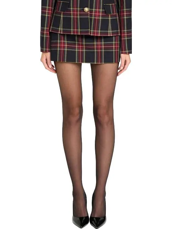 WAYF X Rose Lola Gramercy Plaid Skort - Navy