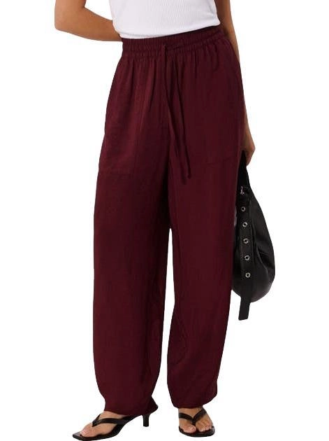 Whistles Tie Waist Trouser - Fig