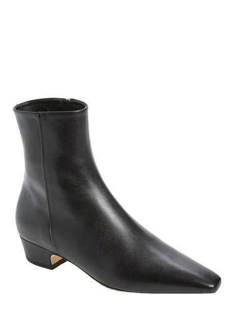 AeydĒ Lilia Leather Bootie - Black
