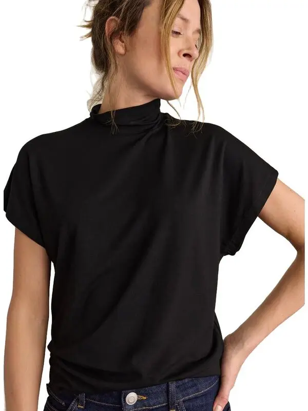 Baukjen Mia High Neck Top - Black