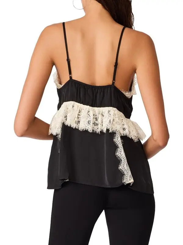 Steve Madden Victoire Lace Camisole - Black