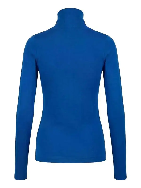 Auralee Roll-neck Long-sleeve T-shirt - Blue