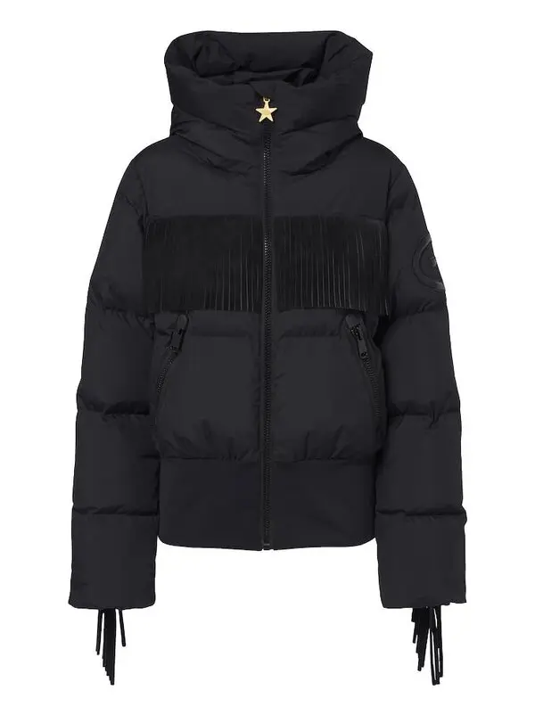 Goldbergh Marna Fringed Ski Jacket - Black