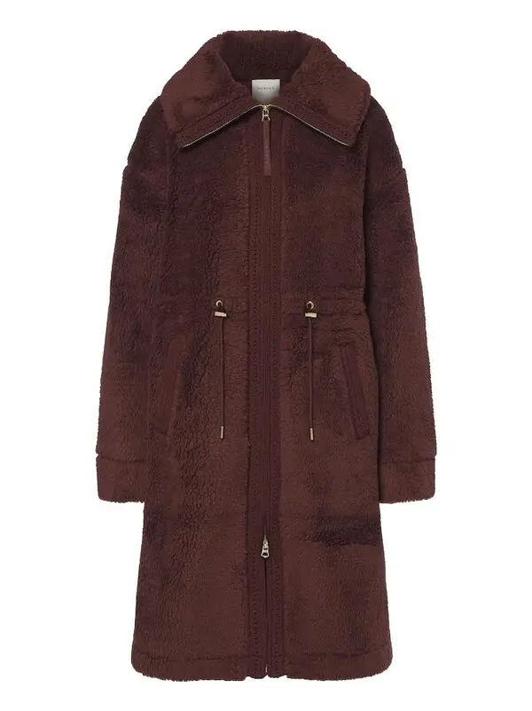 Varley Bennet Fleece Coat - Brown