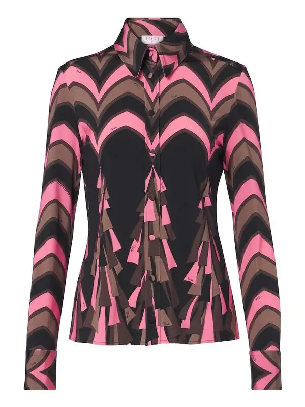 Emilio Pucci Baiadera Jersey Shirt - Multicoloured