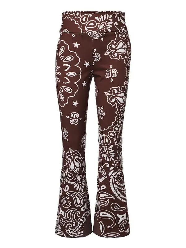 Goldbergh Shiro Printed Ski Pants - Brown