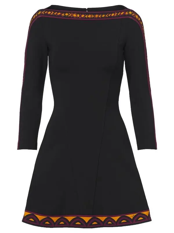 Emilio Pucci Jersey Minidress - Black