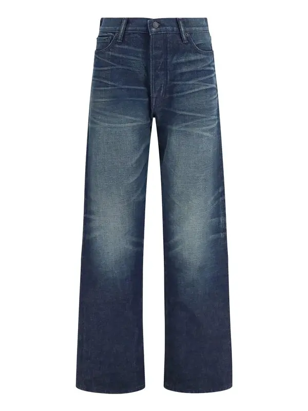 TOM FORD Low-rise Boyfriend Jeans - Blue