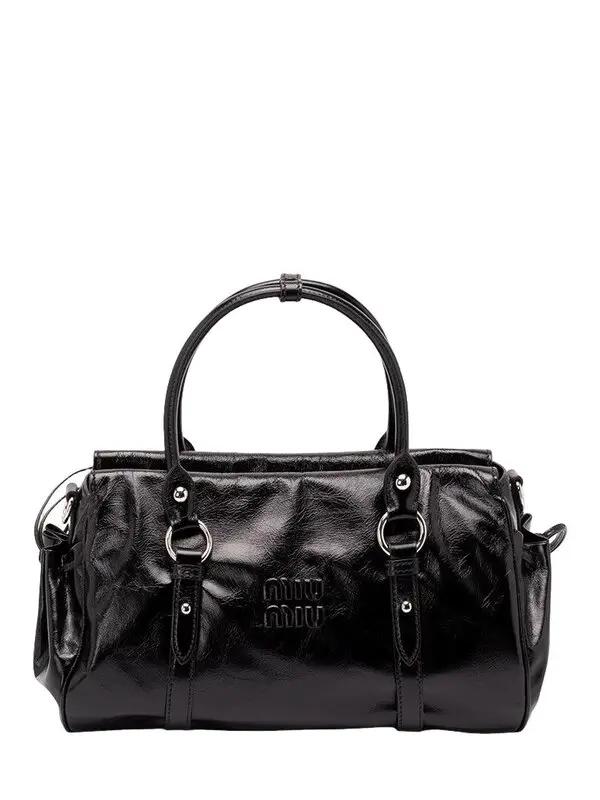 Miu Miu Shiny Leather Handbag - Multicolor