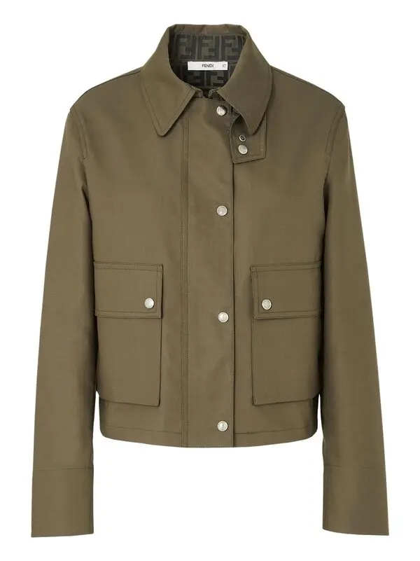 Fendi Military Mackintosh Jacket - Green