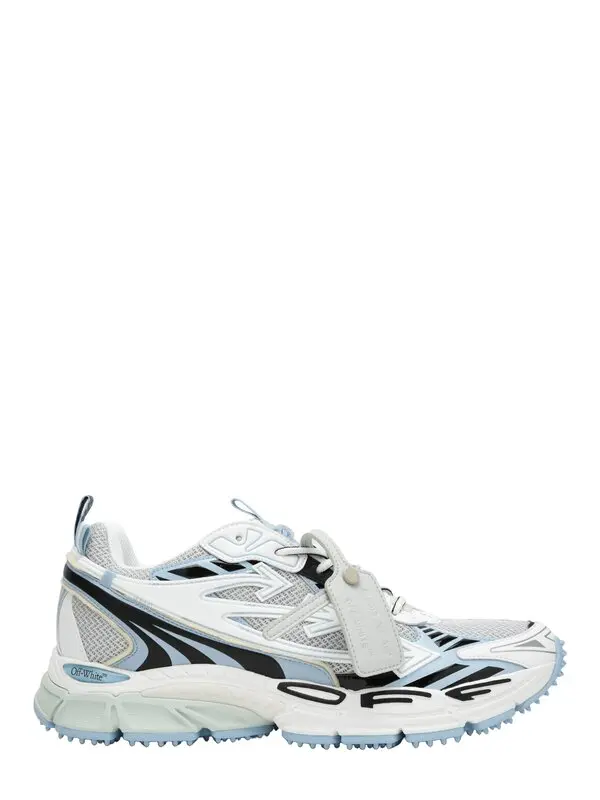 Off-White White/light Blue Be Right Back Sneakers - Ice Blue