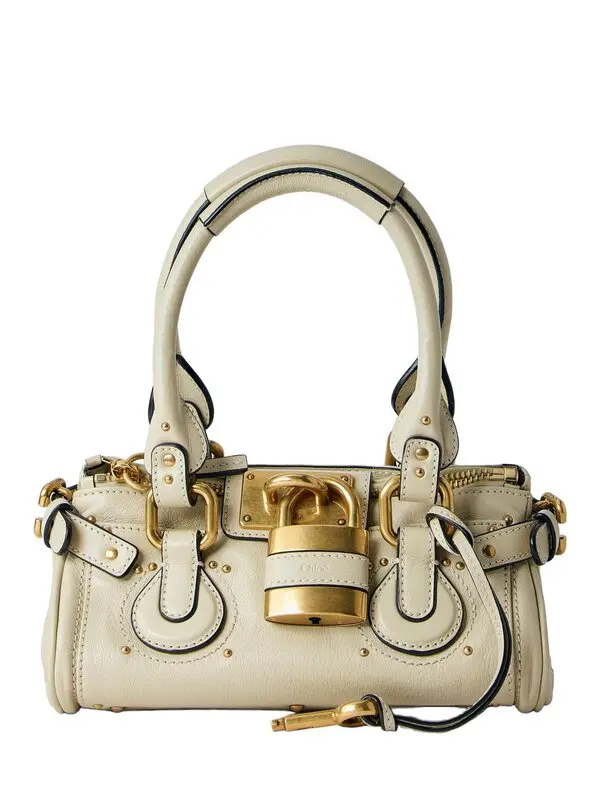 Chloé Small Paddington Grained Leather Shoulder Bag - Multicolor