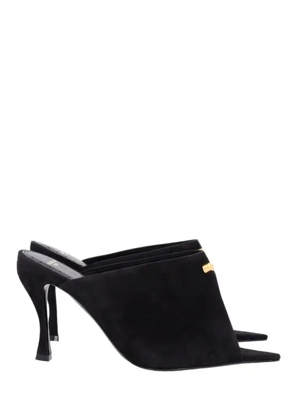 Balenciaga Midnight City Mules - Black