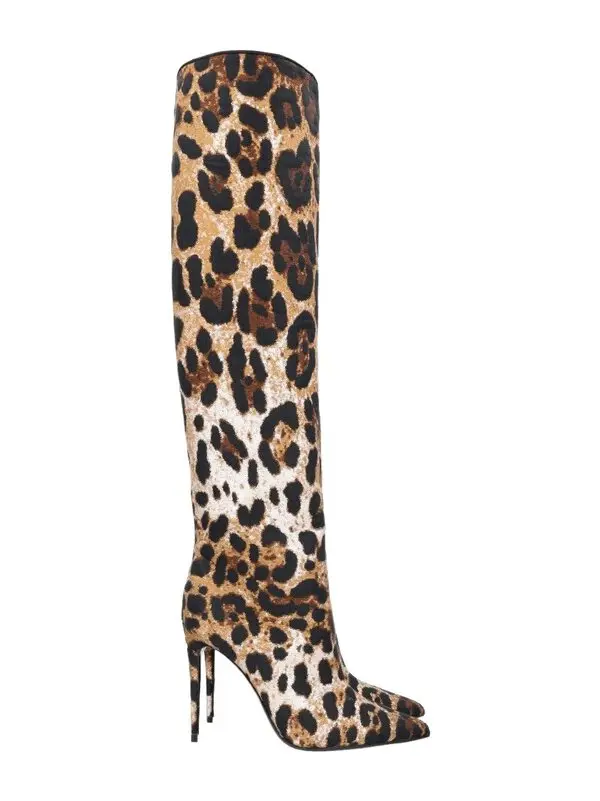 Dolce & Gabbana Leo Jacquard Boot - Multicolor