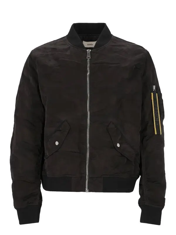 Fendi Nylon Bomber - Black