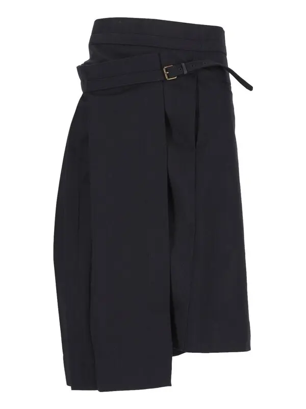 Dries Van Noten Wrap Skirt - Blue