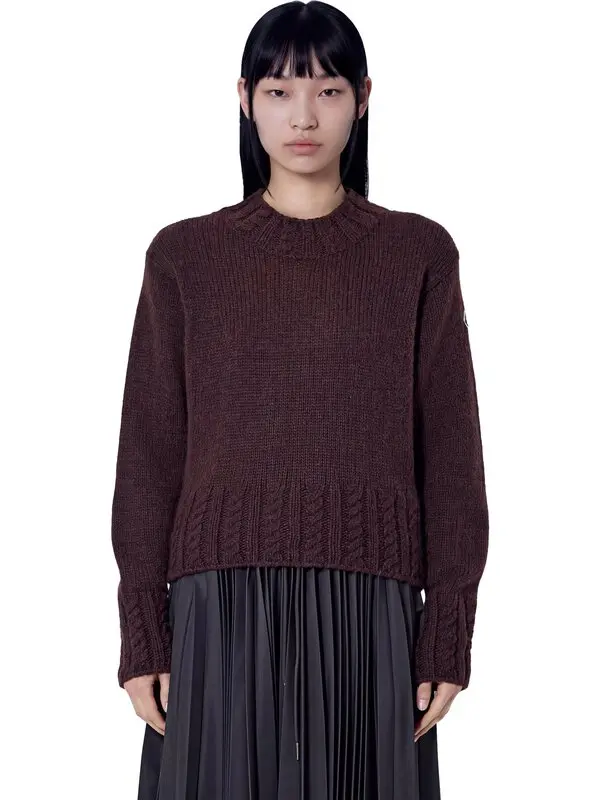 Moncler Alpaca Blend Polo Neck Jumper - Multicolor
