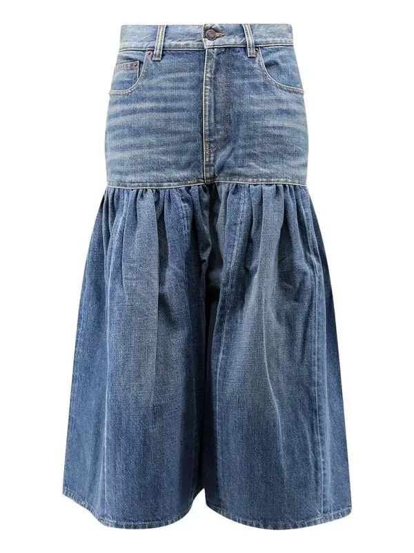 Chloé Lightweight Cotton Denim Fabric Skirt/trousers - Denim