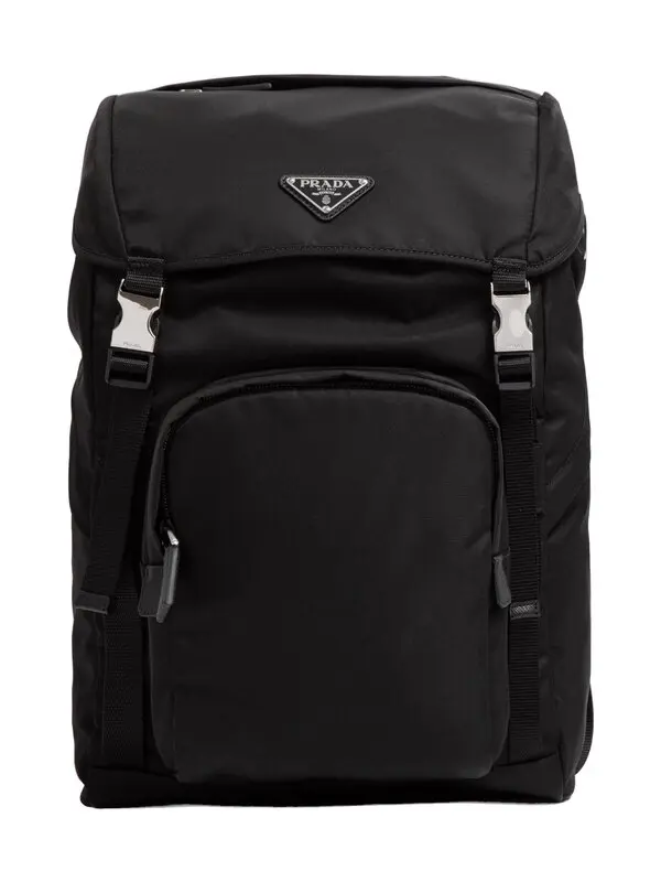 Prada Nylon Backpack - Black