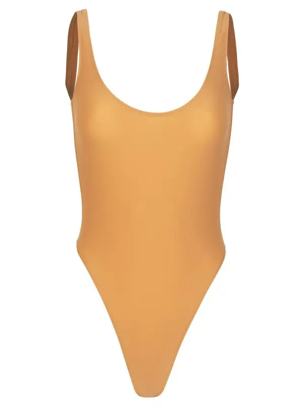 SAME Scoop Back One Piece - Medium Nude