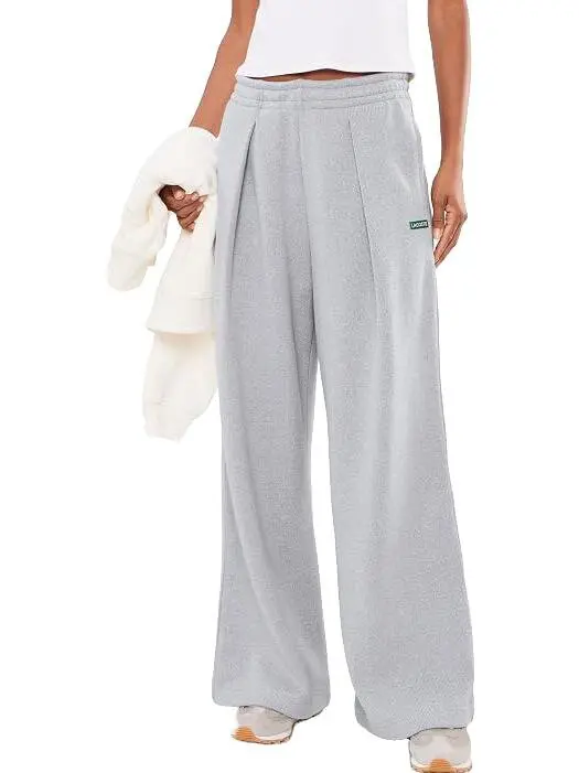 Lacoste Flare Fit Ribbed Sweatpants Clothing - Grey