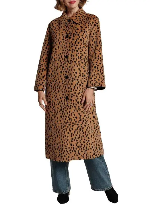 FRANCES VALENTINE Paulette Coat Cheetah - Multi