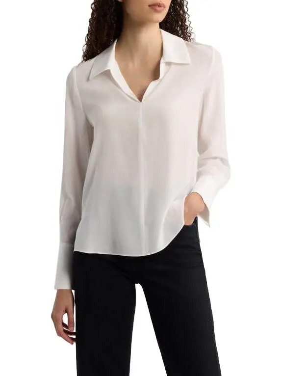 Kobi Halperin Aliza Silk Blouse - Ivory