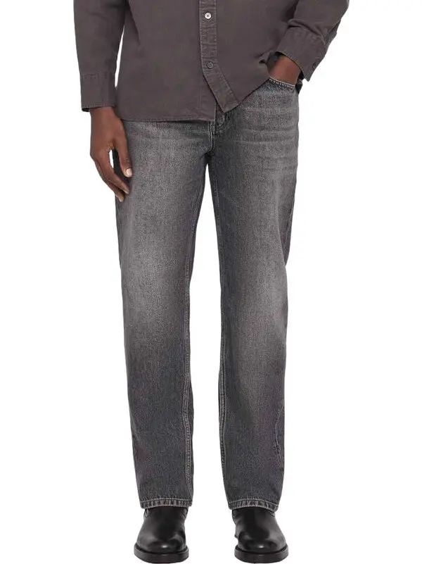 ALLSAINTS Straight Leg Jeans - Washed Grey