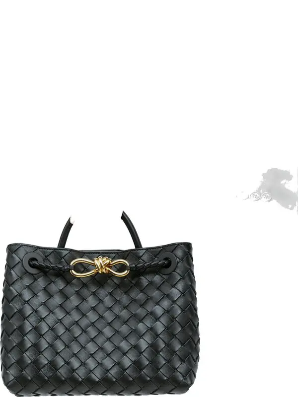 Bottega Veneta Small Andiamo Handbag - Black