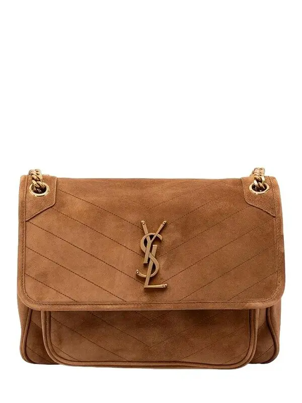 Saint Laurent Niki Medium In Suede - Multicolor
